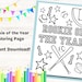 Rookie of the Year Coloring Page for Kids Birthday Party, Baseball ...