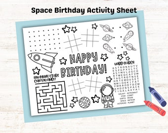 Time to Par-tee Activity Page for Kids Birthday Party, Golf Birthday ...