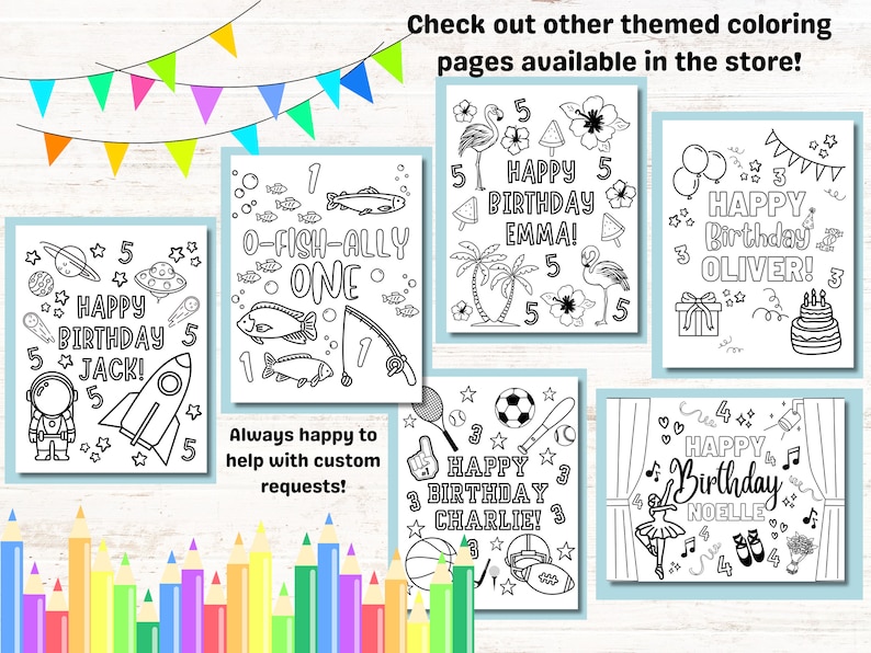 Custom My First Rodeo Activity Page for Kids Birthday Party ...