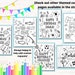 Preschool Coloring Page for Kids, First Day of School Activity ...