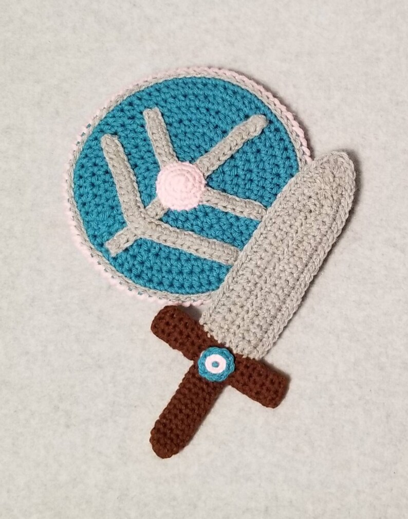 Crochet Baby Shield Maiden Viking Diaper Cover & Hat - Shield Maiden ...