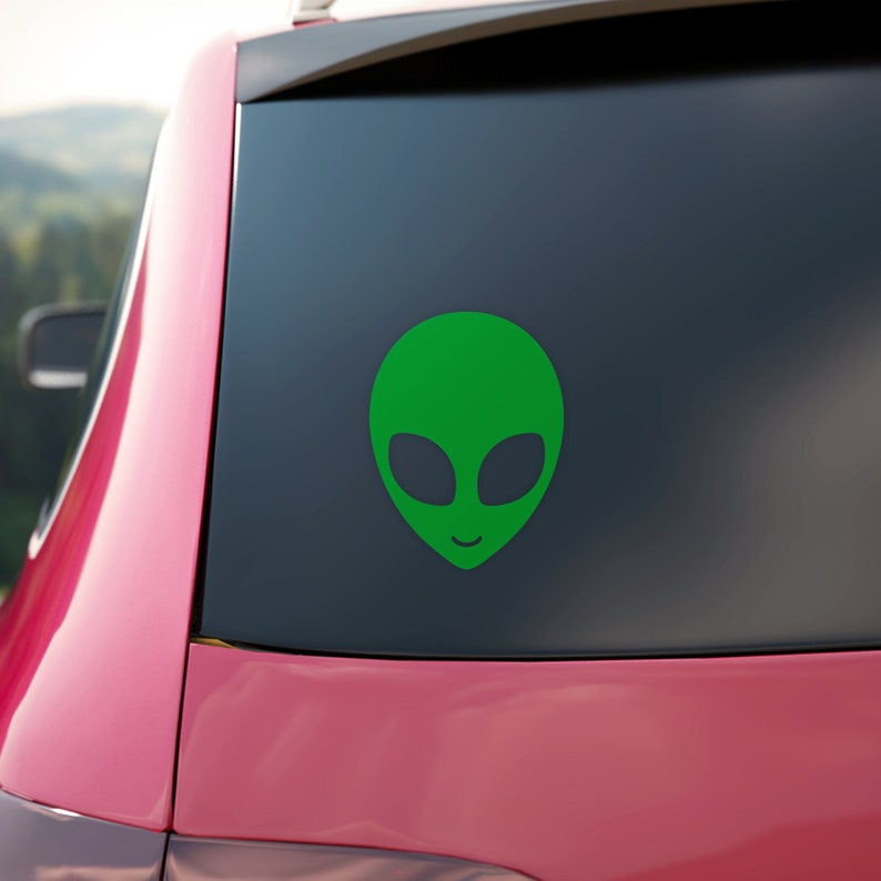 ALIEN HEAD DECAL Alien Heads Vinyl Decal for Use on Cars, Trucks ...