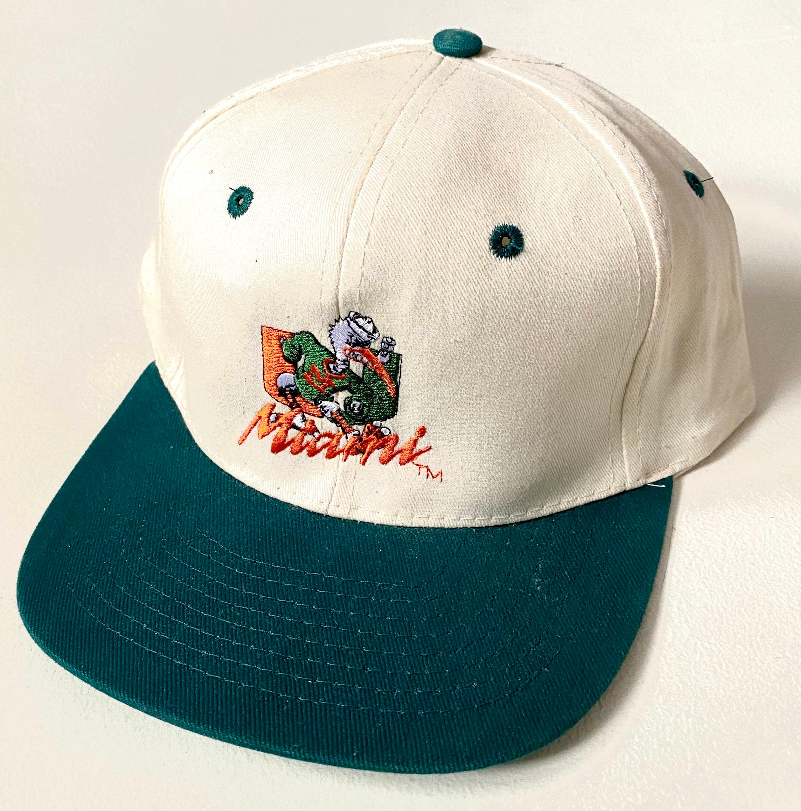 Vintage Deadstock Miami Hurricanes NCAA Snapback Hat