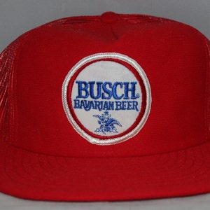 Vintage BUSCH Beer Snapback Hat - Etsy