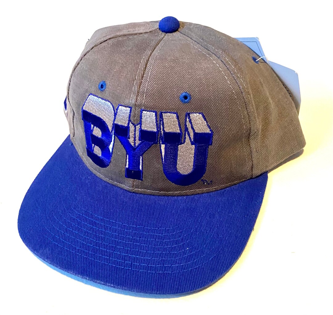 Vintage BYU Cougars Snapback Hat - Etsy