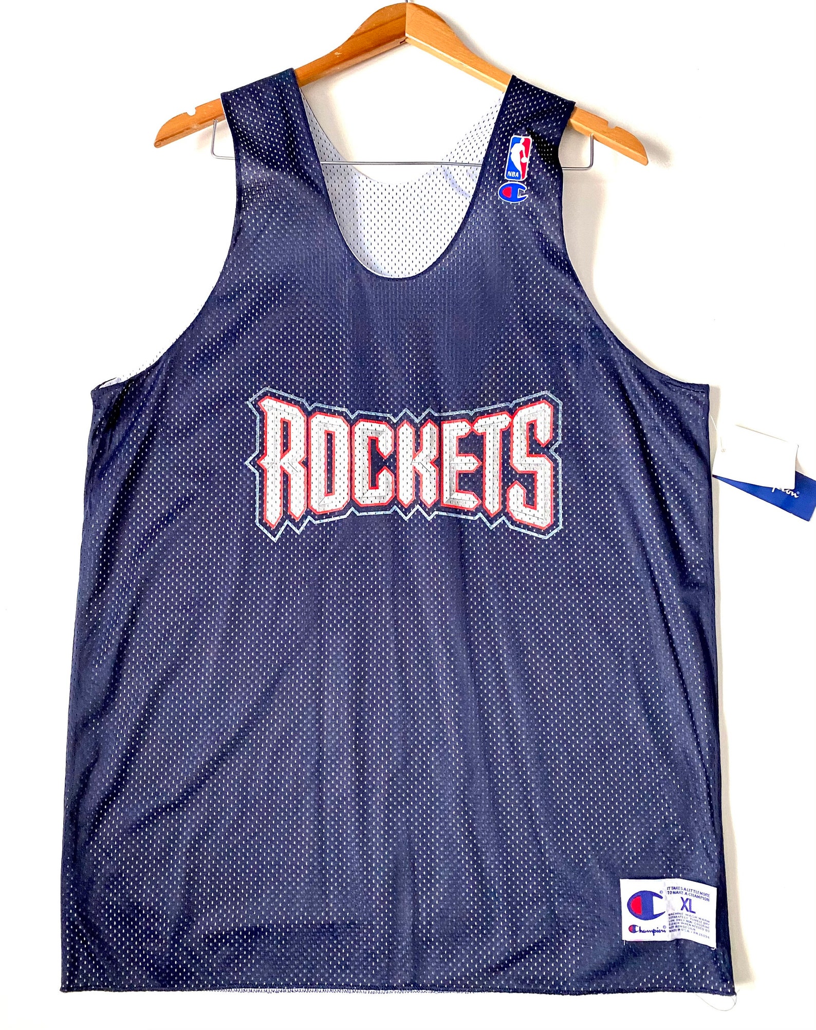 Vintage Deadstock Houston Rockets Campeón NBA Práctica Jersey - Etsy España