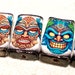 Tiki Totem Bamboo Tile Beads-double Sided - Etsy