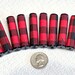 Red Buffalo Check Paper Beads - Etsy