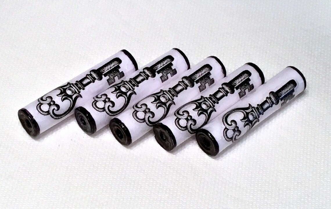 Paper Beads - Skeleton Key - Etsy