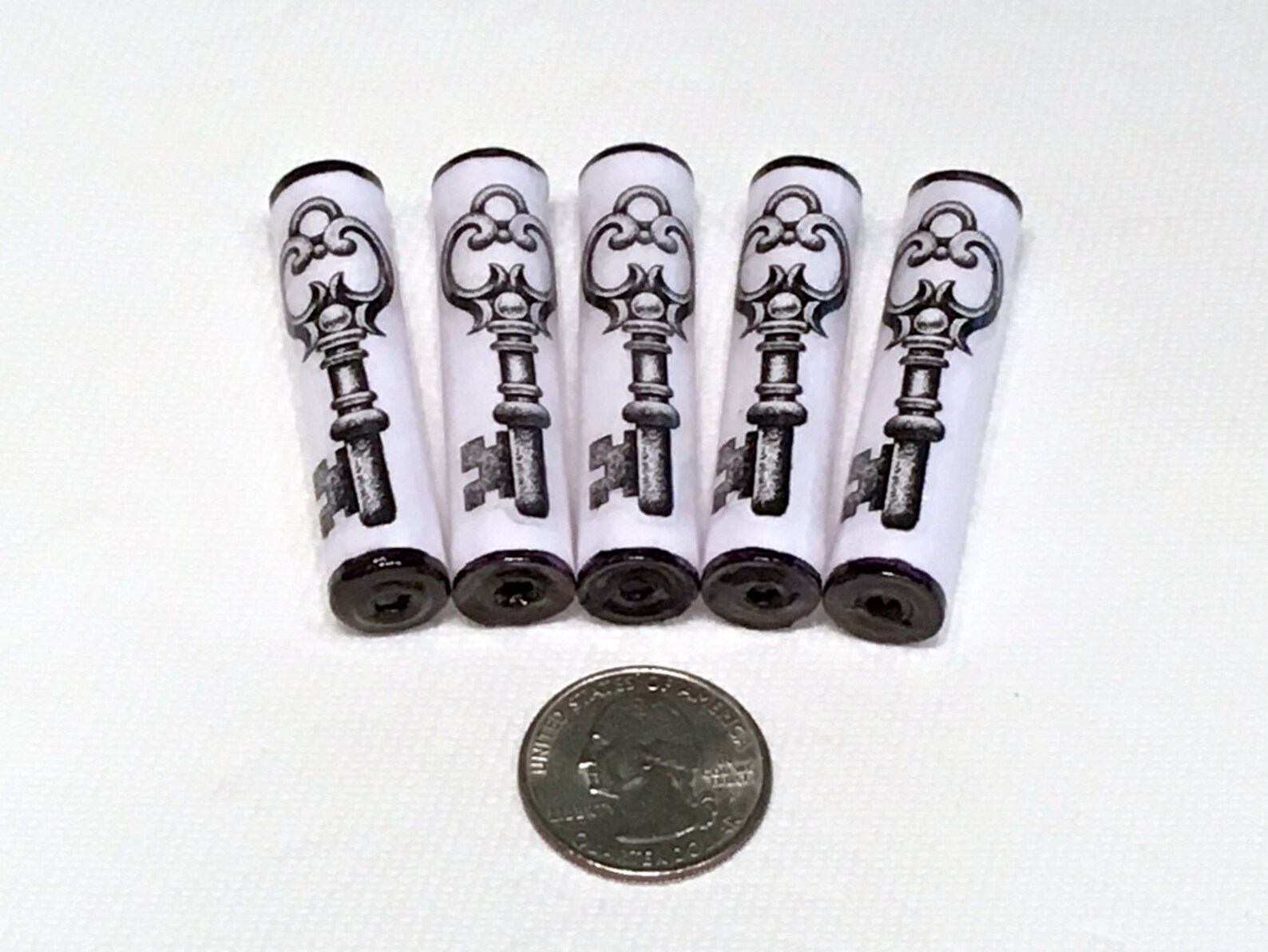 Paper Beads - Skeleton Key - Etsy