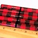 Red Buffalo Check Paper Beads - Etsy