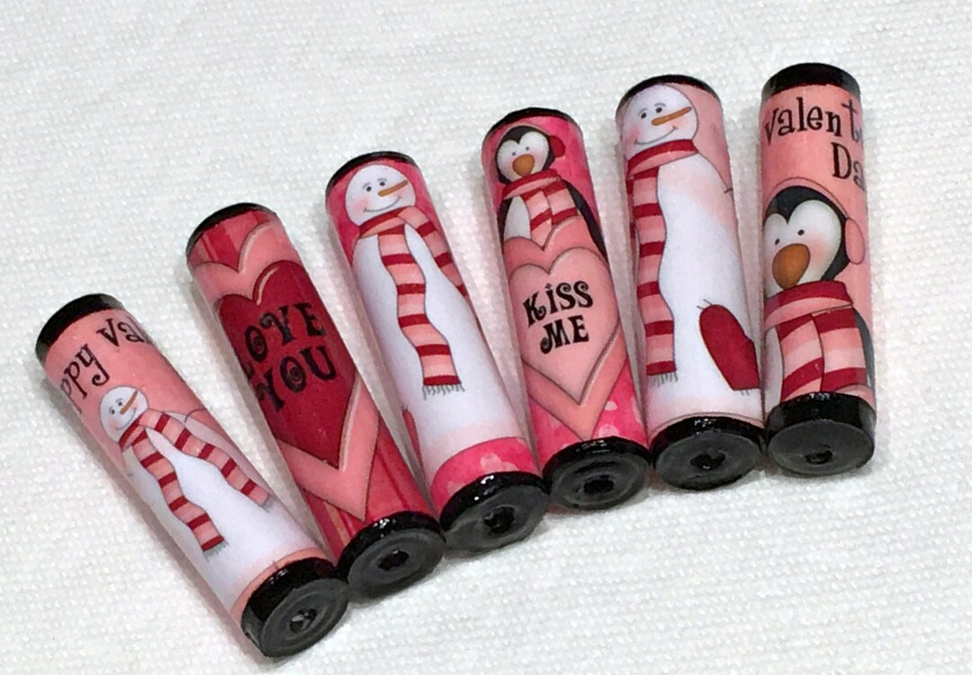 Valentine Paper Bead Set Handmade Beads for Pens and Other Beadable ...