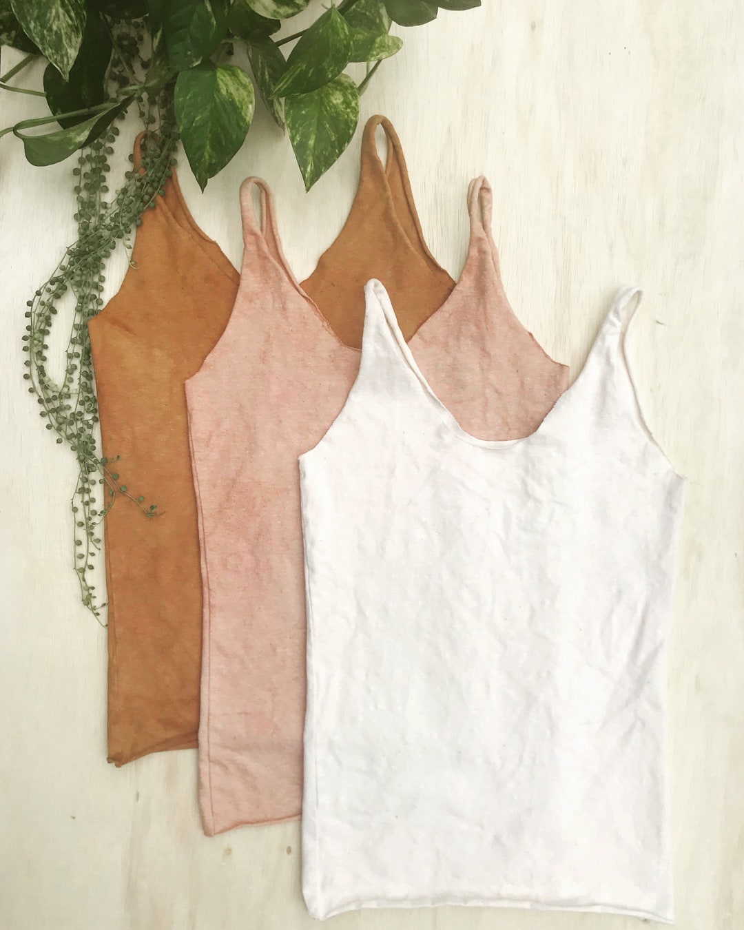 Hemp Tank - Solids Tank 3 Pack - Organic Cotton & Hemp, Plant Dyes - Etsy