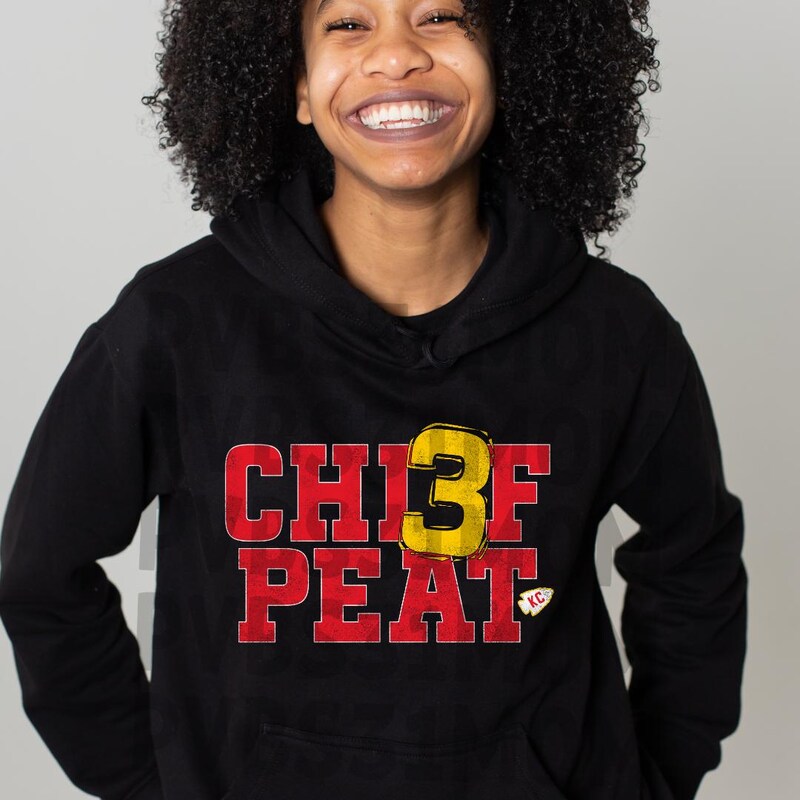 Three Peat Chiefs Shirt - Etsy
