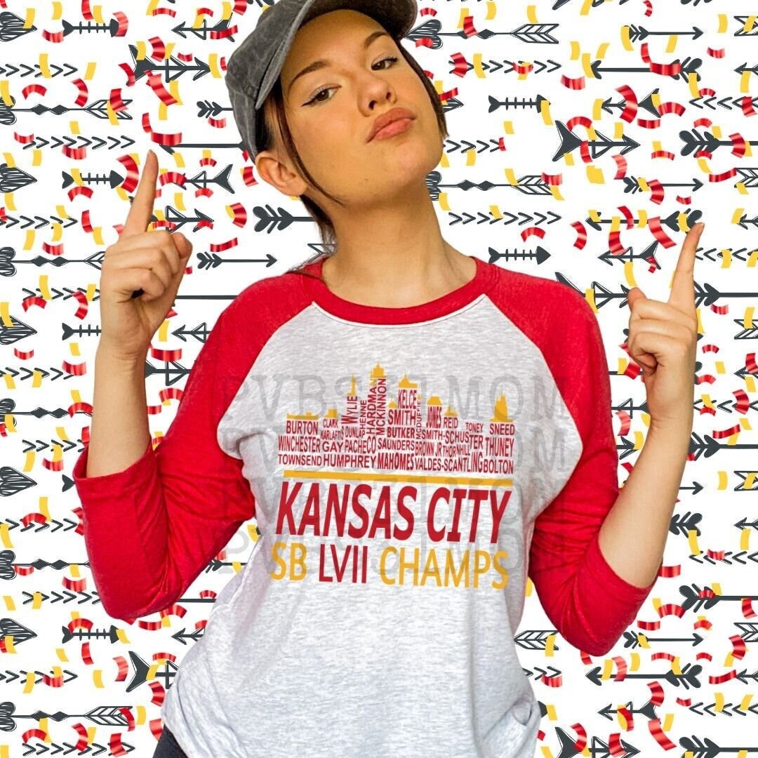 Kansas City Football Champs Shirt, SB 57 Miami LVII Kc Skyline T-shirt ...