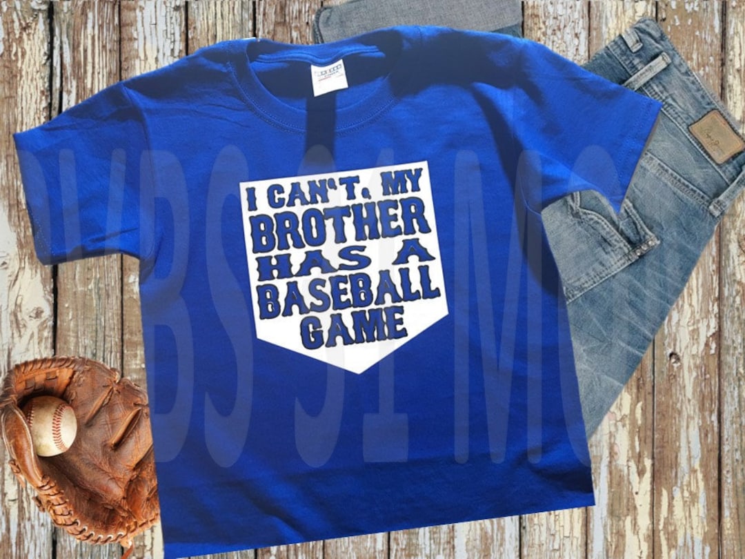 Baseball Sibling Brother/sister T-shirt GLITTER Team Spirit Wear ...