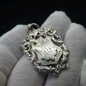Antique Sterling Silver Watch Fob Medal by Herbert Bushell 1913 - Etsy