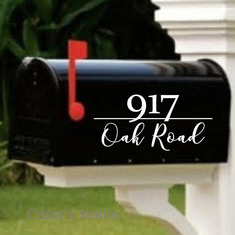 Mailbox Decal Svg - Etsy