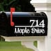 Mail Box Decal Mailbox Decals for Your Home Includes Two 2 Decals - Etsy