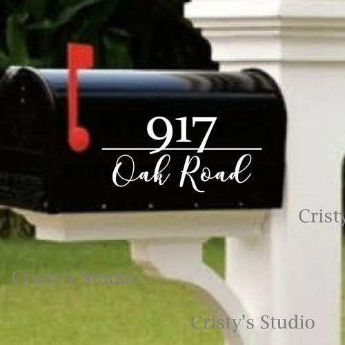 House Number Decal Street Address Sticker for Home - Etsy