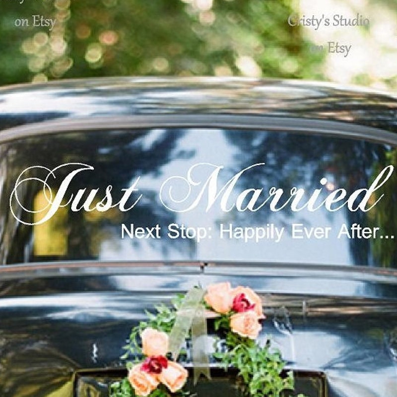 Just Married Signs - Etsy