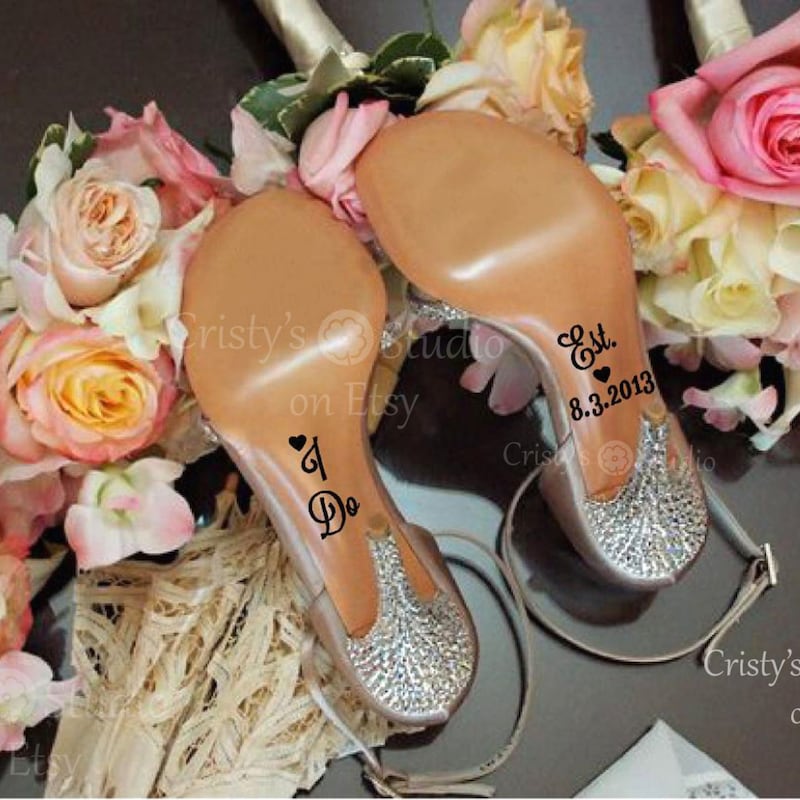 I Do Shoe Stickers - Etsy