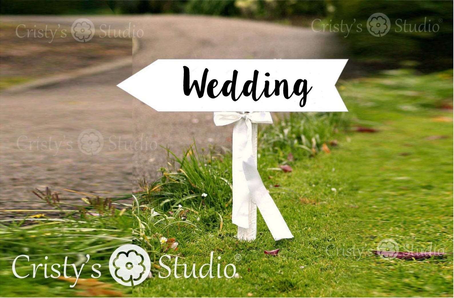 Arrow Wedding Sign Customizable - Etsy