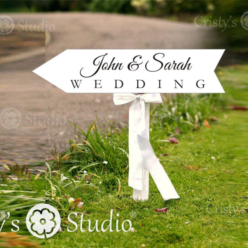 Arrow Wedding Signs - Etsy