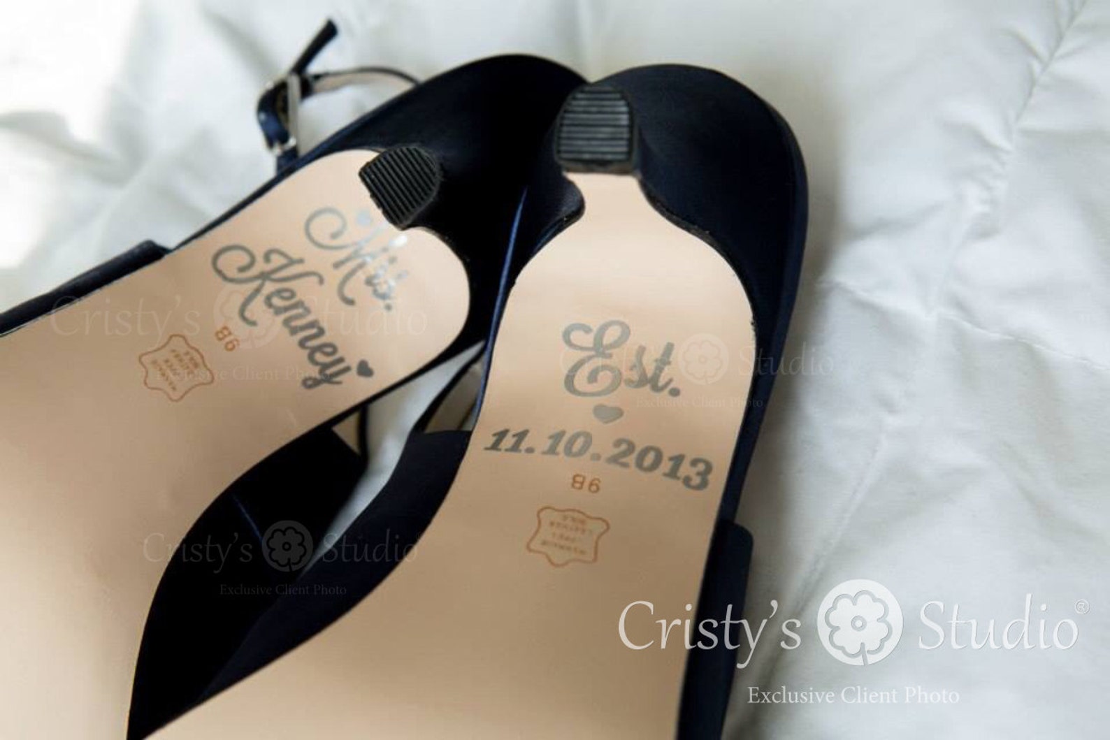 Wedding Shoe Decals - - Etsy