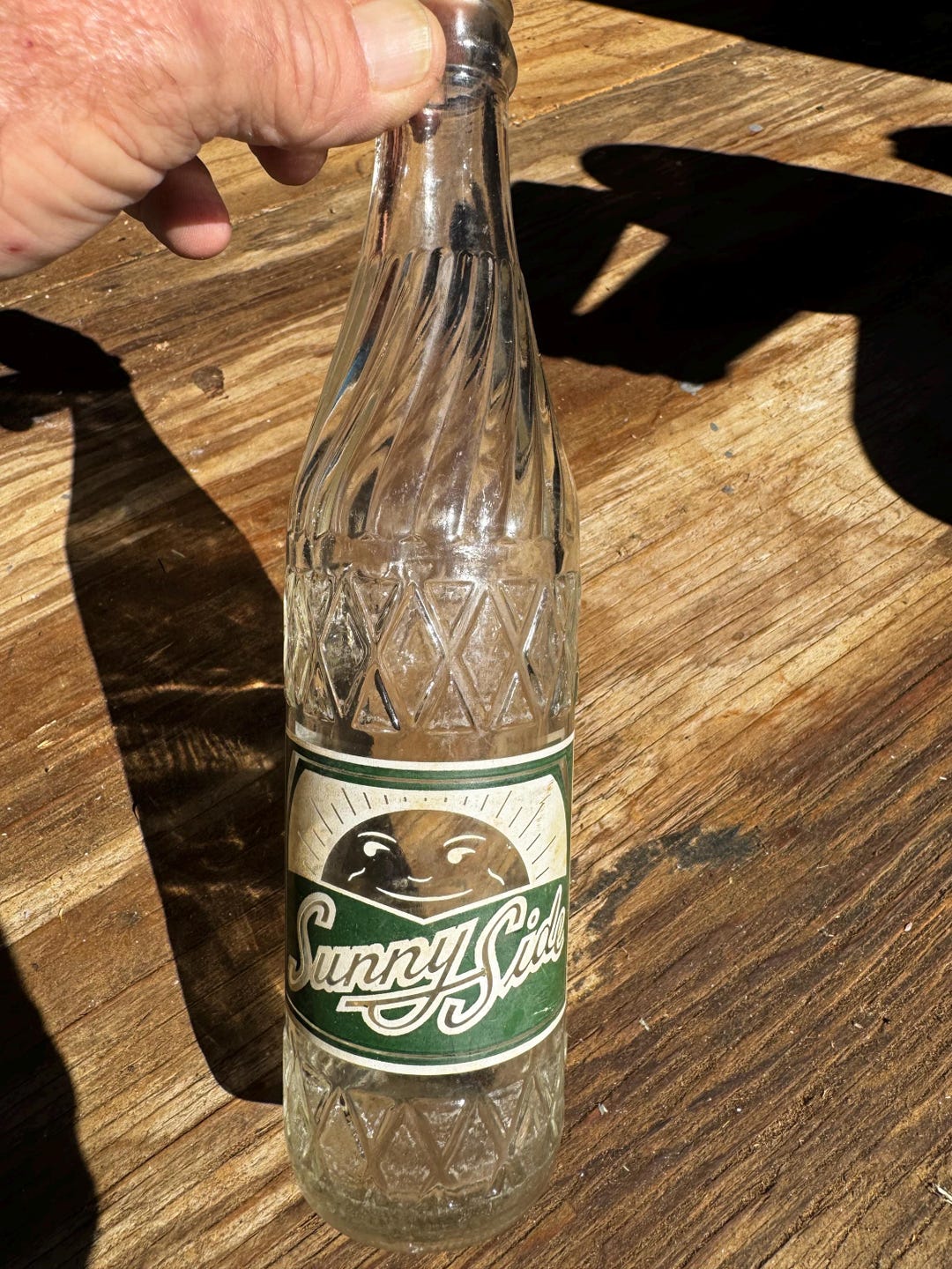 Vintage Sunny Side Cola Bottle. - Etsy