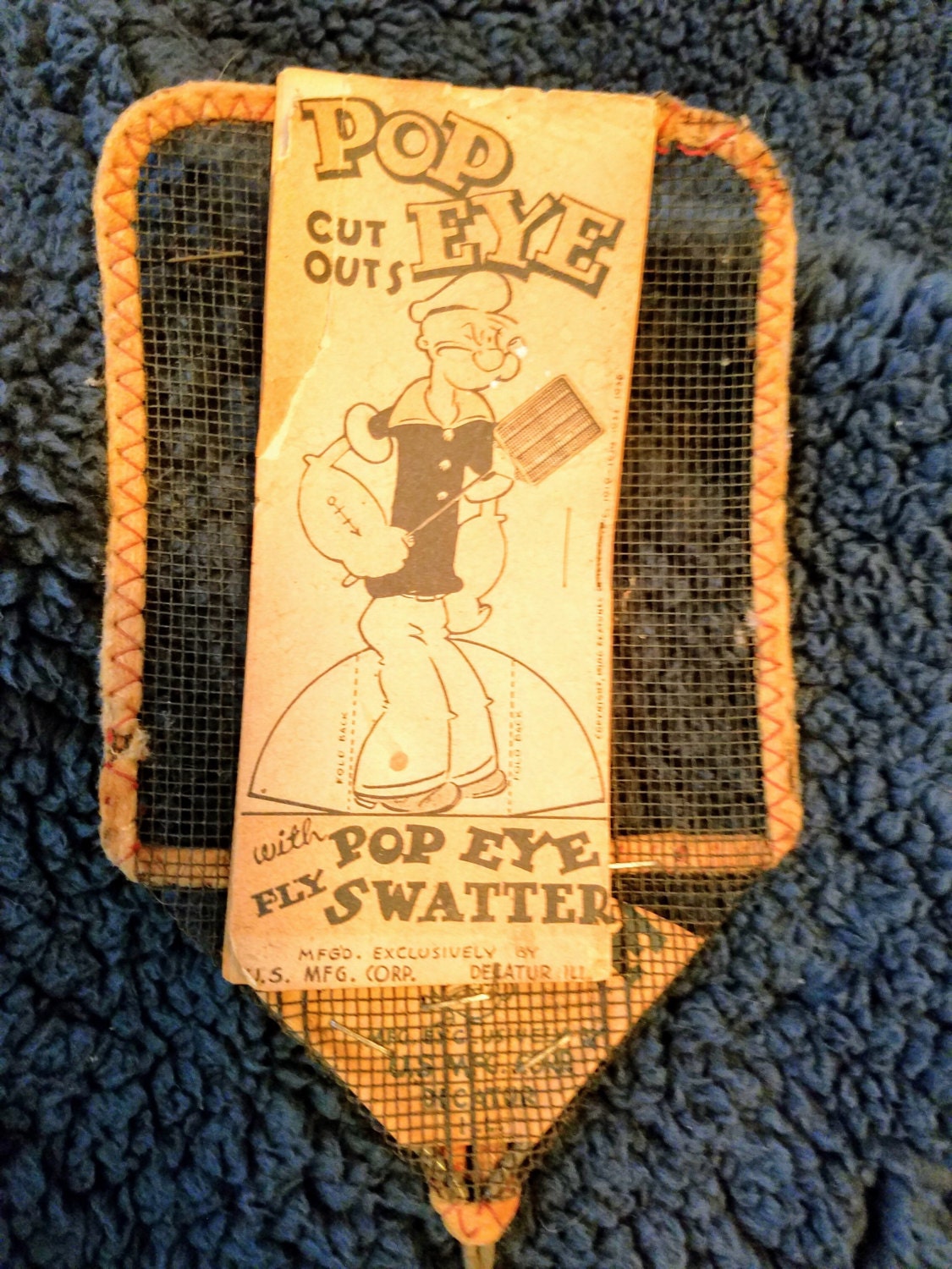RARE 1930's Popeye Fly Swatter - Etsy