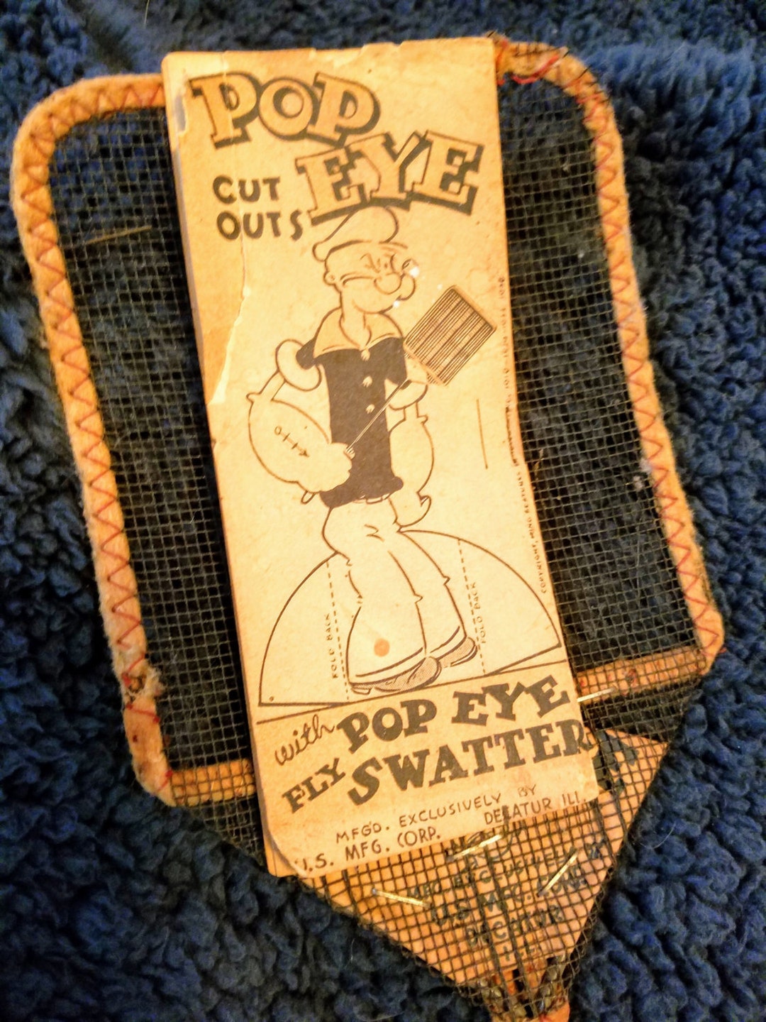 RARE 1930's Popeye Fly Swatter - Etsy