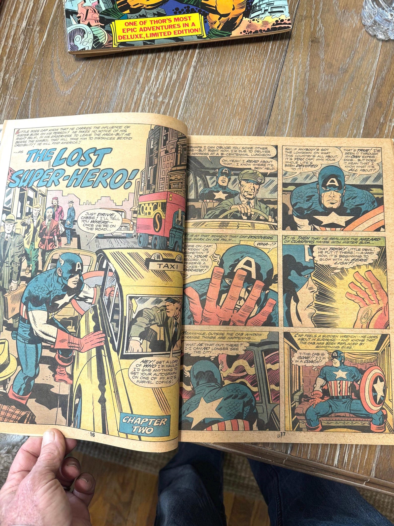Captain America Giant Comic Book 1976 - Etsy