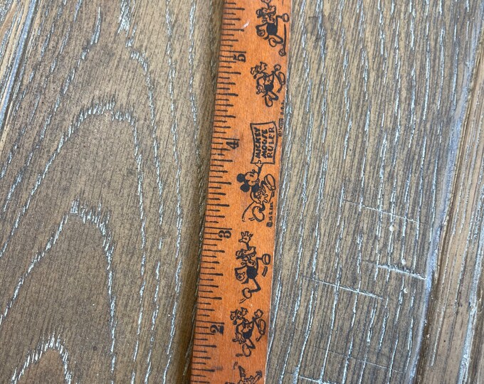 Mickey Mouse Wood Ruler 1930’s! - Etsy
