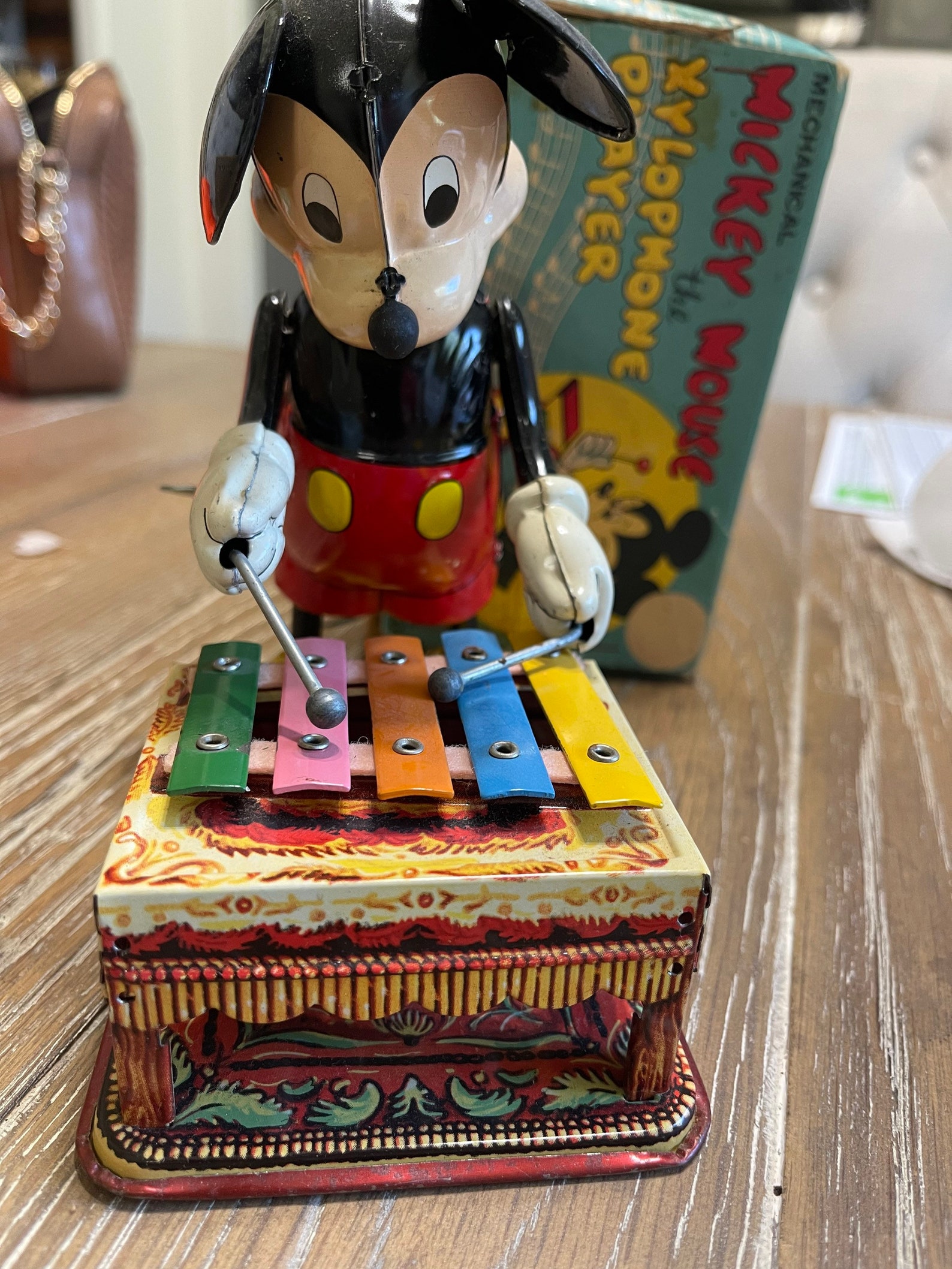 1950’s Mickey Mouse the Xylophone Player! by Line Mar. - Etsy
