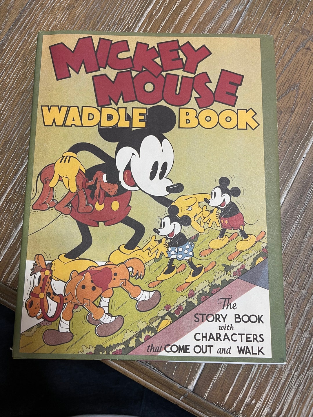 Mickey Mouse Waddle Book 1992 - Etsy