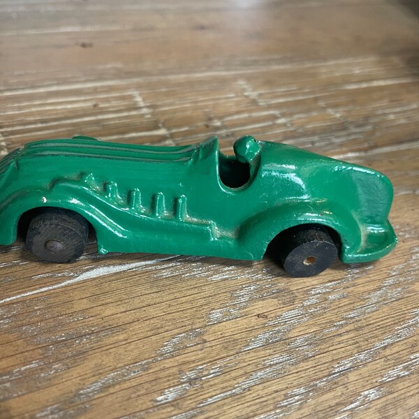 Cast Iron Race Car - Etsy