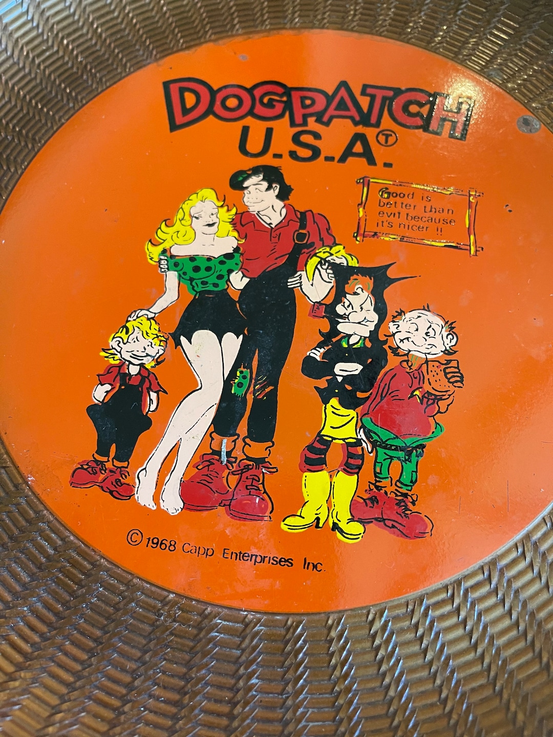 1968 Dogpatch USA Plate! - Etsy