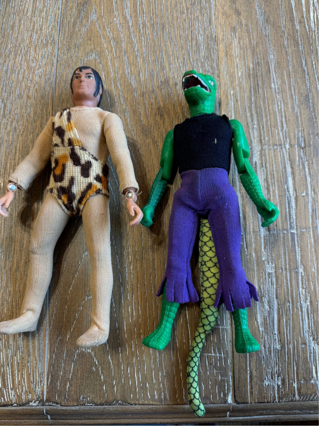 Mego Figures, Tarzan and Lizard Man! - Etsy