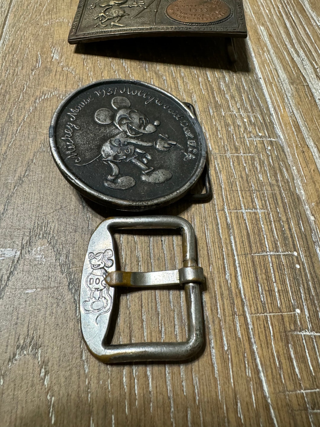 3 Mickey Mouse Belt Buckles! - Etsy