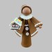 Gingerbread Lady Clothespin Ornament - Etsy