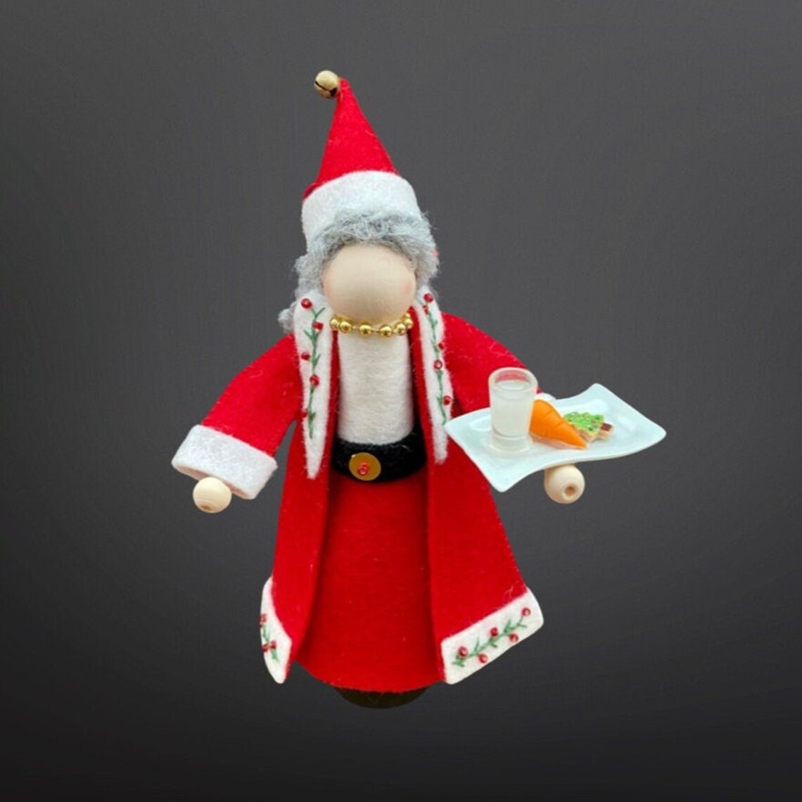 Mrs. Santa Claus Christmas Clothespin Ornament - Etsy