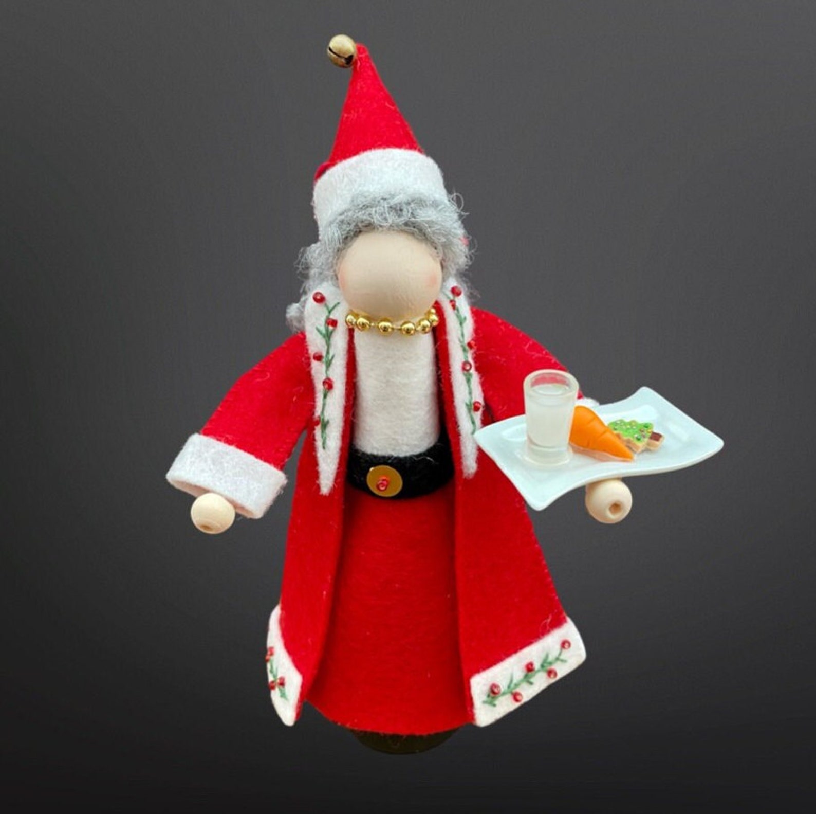 Mrs. Santa Claus Christmas Clothespin Ornament - Etsy