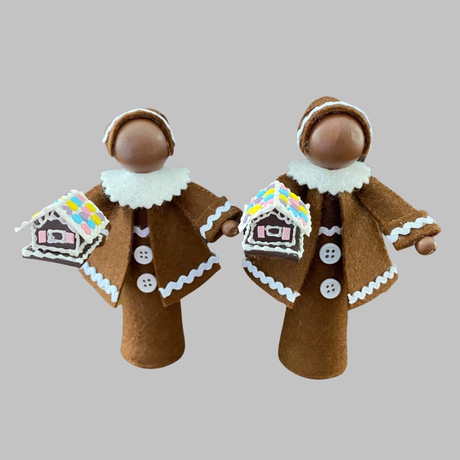 Gingerbread Lady Clothespin Ornament - Etsy