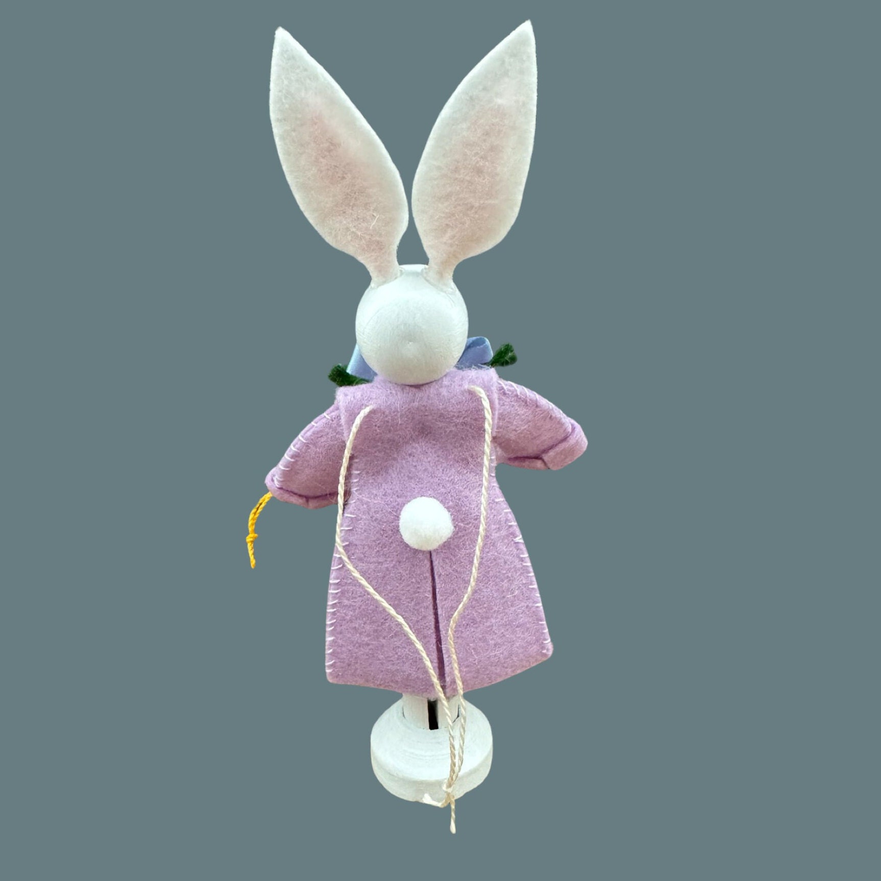 Easter Bunny Clothespin Ornament pull Toy - Etsy