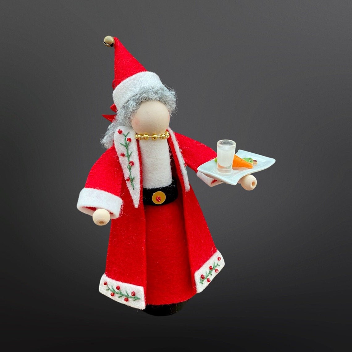 Mrs. Santa Claus Christmas Clothespin Ornament - Etsy