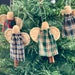 3 Primitive Angel Ornaments - Etsy