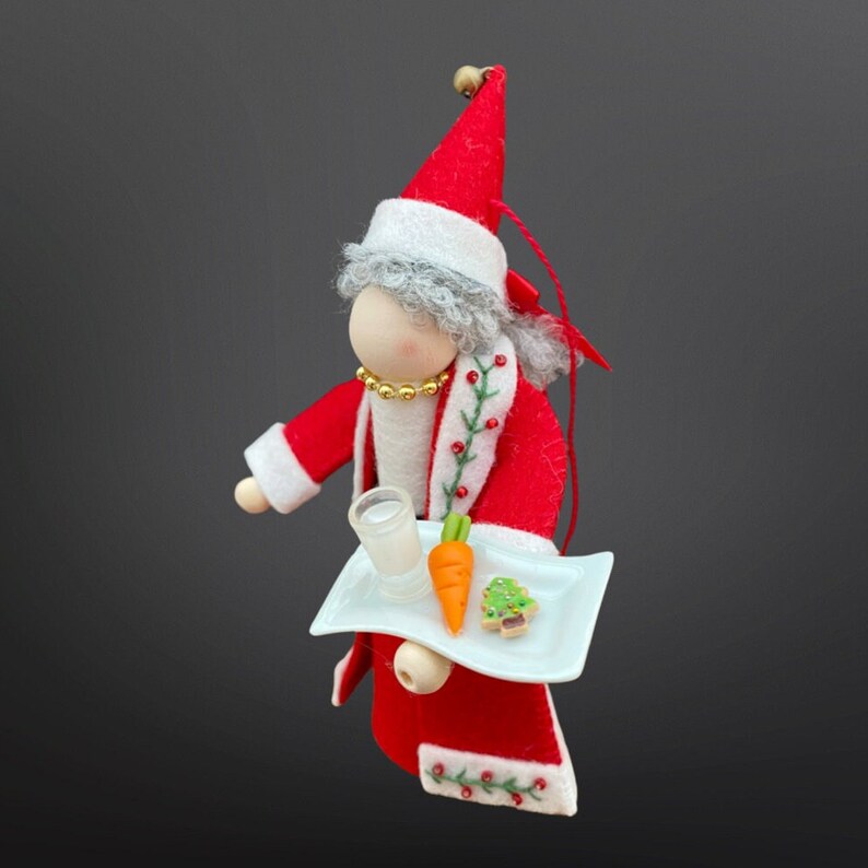 Mrs. Santa Claus Christmas Clothespin Ornament - Etsy
