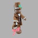 Gingerbread Man Clothespin Ornament - Etsy