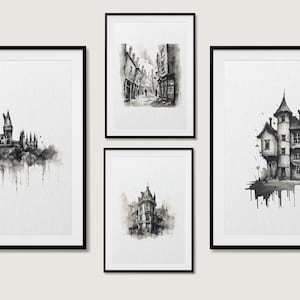 Wizard World Collection Digital Print Download, Multi Ink Sketch Art ...